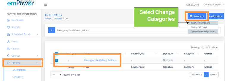 How To Change Categories EmPower Solutions Inc 